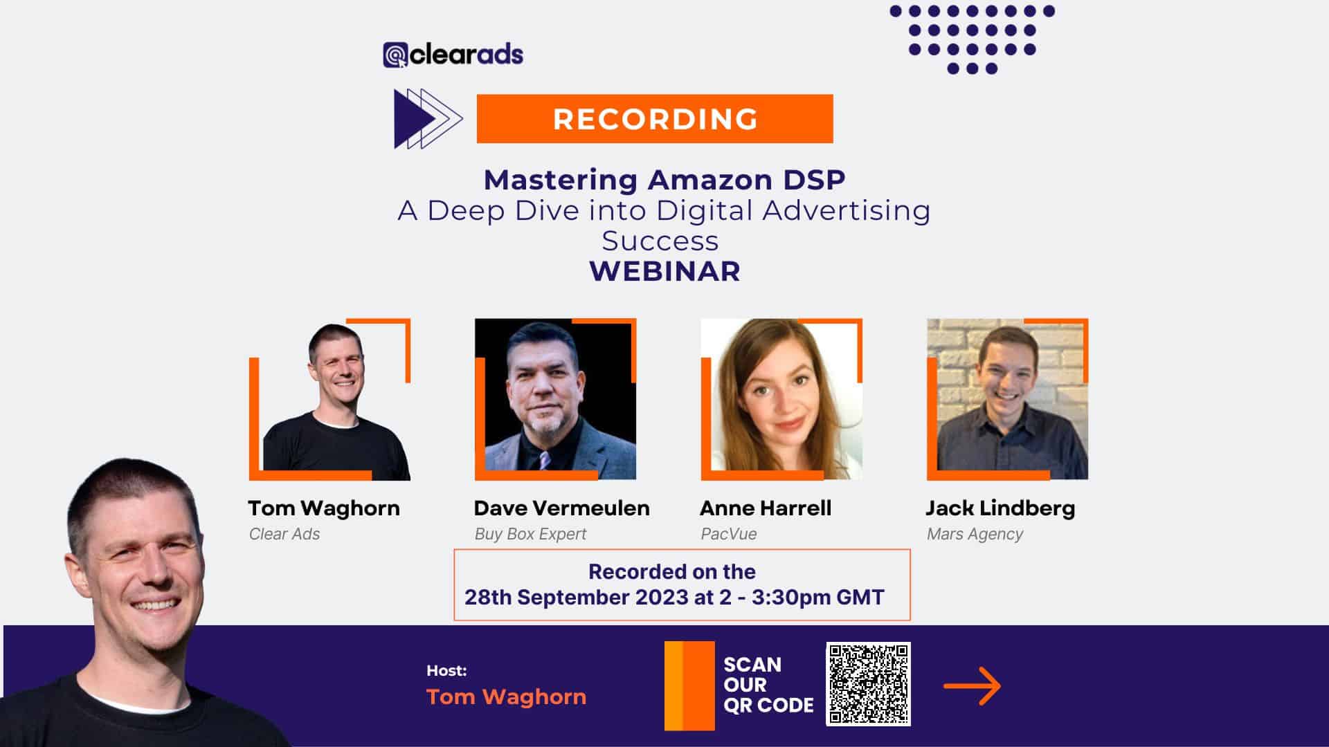Webinar: Mastering Amazon DSP - A Deep Dive into Digital Advertising Success - ClearAds Agency