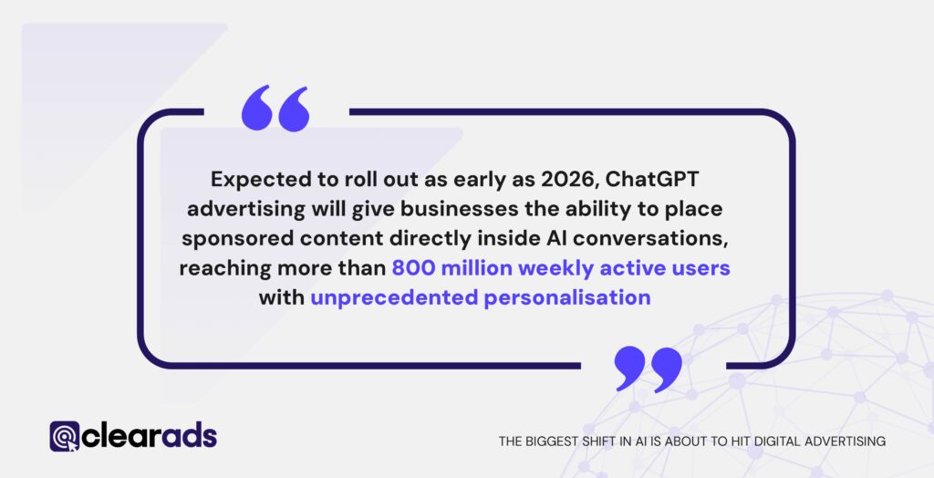 ChatGPT Ads Is Coming - ClearAds Agency